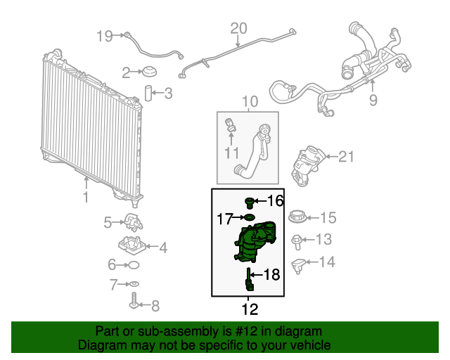 LR081667 - Expansion Tank - 2017-2020 Land Rover Discovery | Land Rover ...