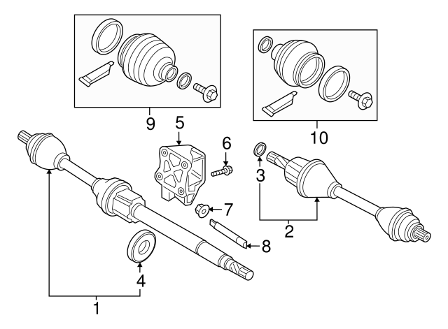 2016-2024 Volvo Axle Assembly 36011808 | OEM Parts Online