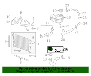 2016-2022 GM Radiator Outlet Hose Connector 95388237 GM | GMPartsDirect.com