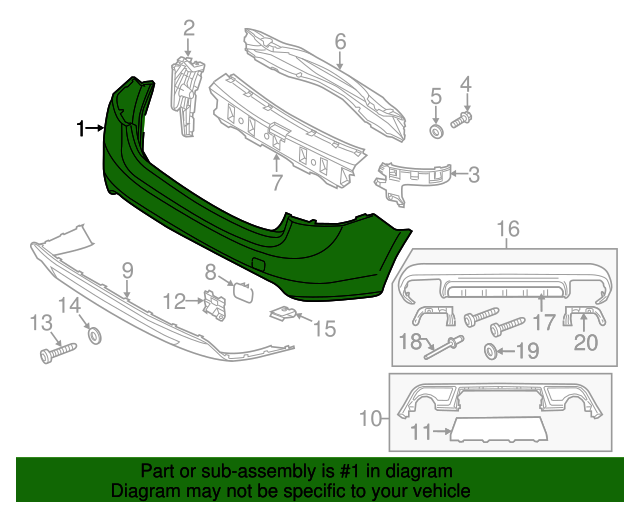 2011-2018 Volvo S60 Bumper Cover 39808145 | TascaParts.com