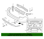 1998-2020 Volvo Rocker Molding U-Nut 191391 | TascaParts.com