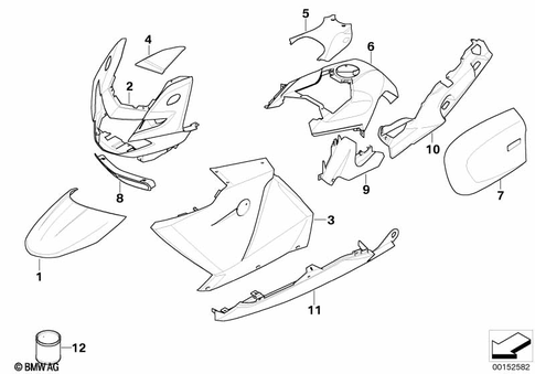 Painted Parts for 2010 BMW-Motorrad K 1300 GT | BMW Motorrad USA
