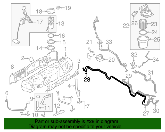 2015-2019 Ford Inlet Tube CK4Z-9L291-A | TascaParts.com