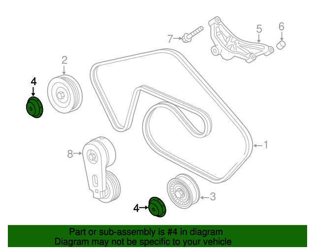2012-2022 Land Rover Idler Pulley Cap LR022816 | JaguarParts.com