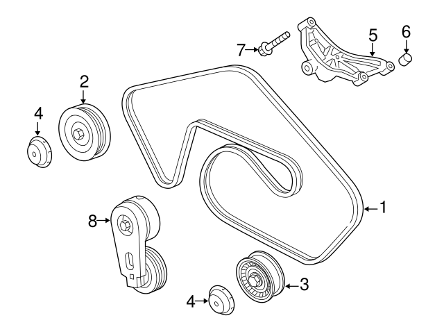 LR035542 - Serpentine Belt 2013-2022 Land Rover | Land Leaping Genuine ...