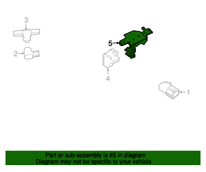 28452-4RA0A | Nissan Bracket-Distance Sensor - Genuine OEM | 284524RA0A ...