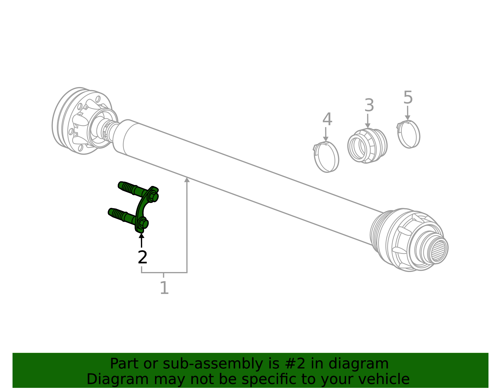 2021-2024 GM Rear Propeller Shaft Bolt 11602575 GM | GMPartsDirect.com