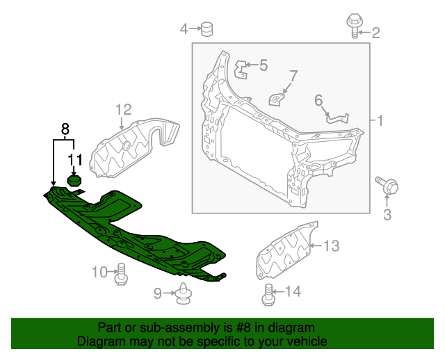 2011-2013 Kia Sorento OEM NEW 2011-13 Kia Sorento Sport Utility Under ...