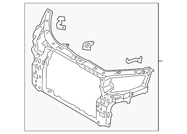 2011-2013 Kia Sorento Radiator Support 64101-1U000 | OEM Parts Online