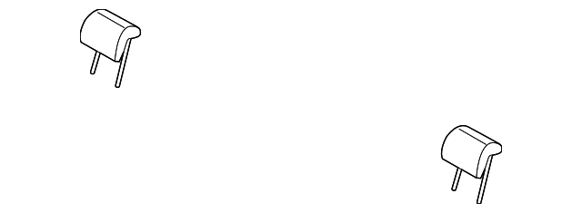 89700-1W060BBW - Headrest 2012-2014 Kia Rio | Kia.Parts Store