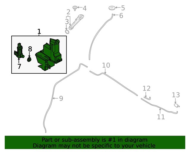 2021-2024 Nissan Rogue Washer Reservoir 28910-6RR0A | Melloy Nissan Parts