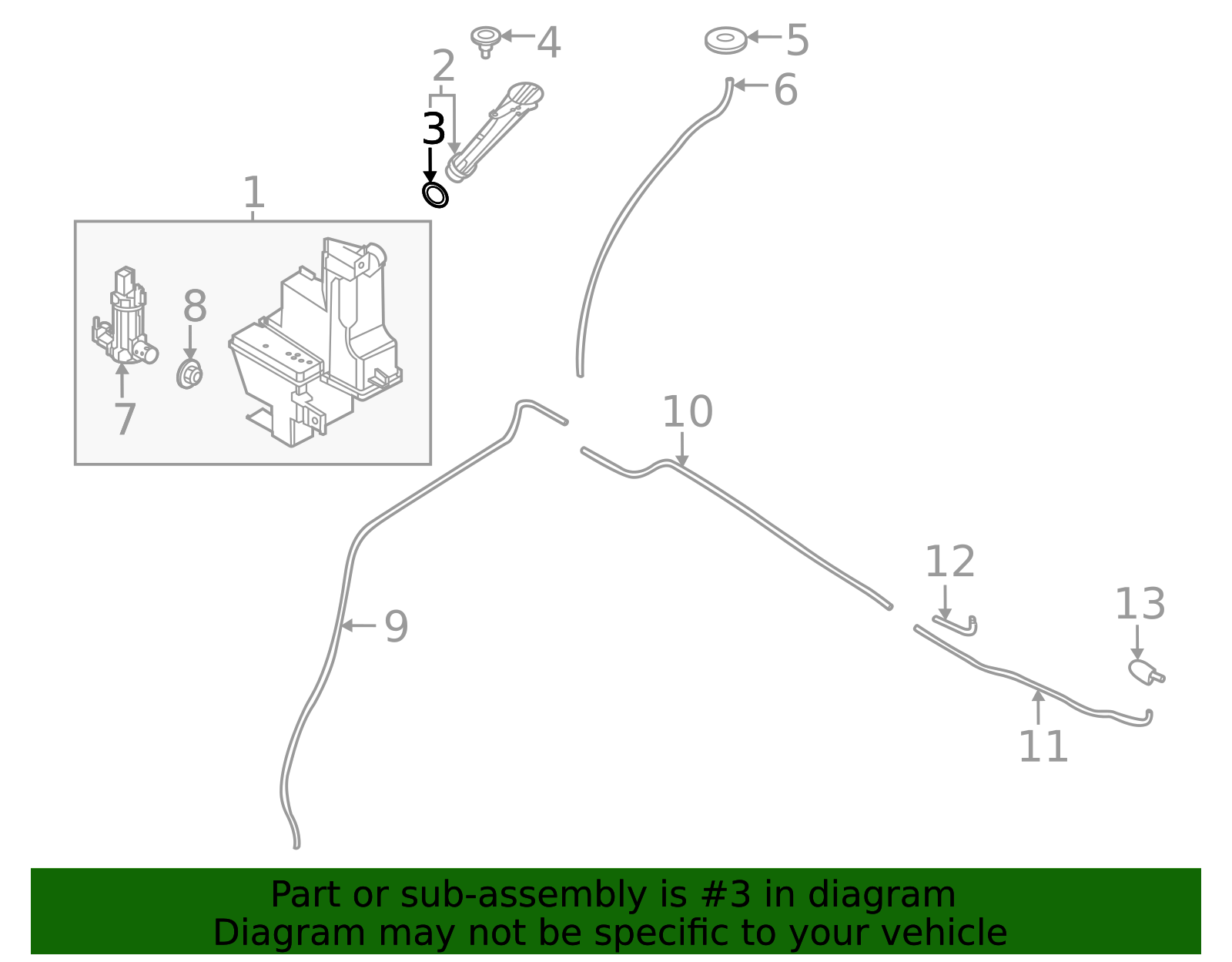 2017-2025 Nissan Filler Neck O-Ring 28914-4CC0A | Boro Nissan Parts