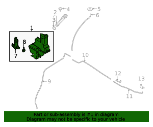 2021-2024 Nissan Rogue Washer Fluid Reservoir 28910-6RR0A ...