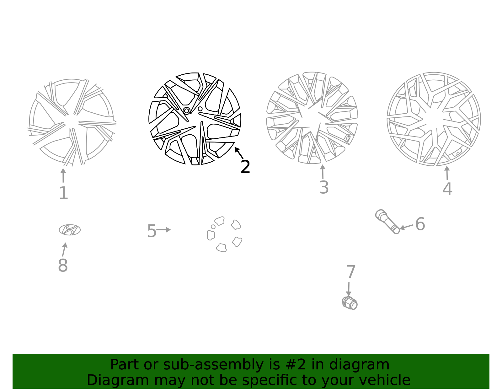 2020-2021 Hyundai Sonata Wheel, Alloy 52910-L0210 | Retail Performance ...