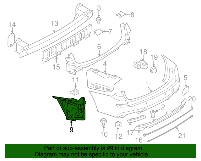 51128049382 - 2010-2013 BMW Guide (51-12-8-049-382) | BMW of South ...