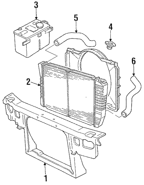 Radiator & Components for 1996 Ford Thunderbird | TascaParts.com