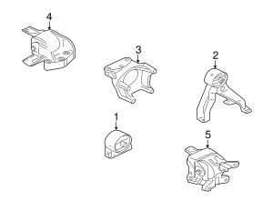 2007-2013 Mitsubishi Outlander Side Mount MN184296 | Mitsubishi Parts ...