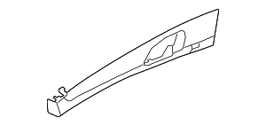 2010-2016 Porsche Panamera Trim Molding 970-555-972-00-A61 | Sunset ...
