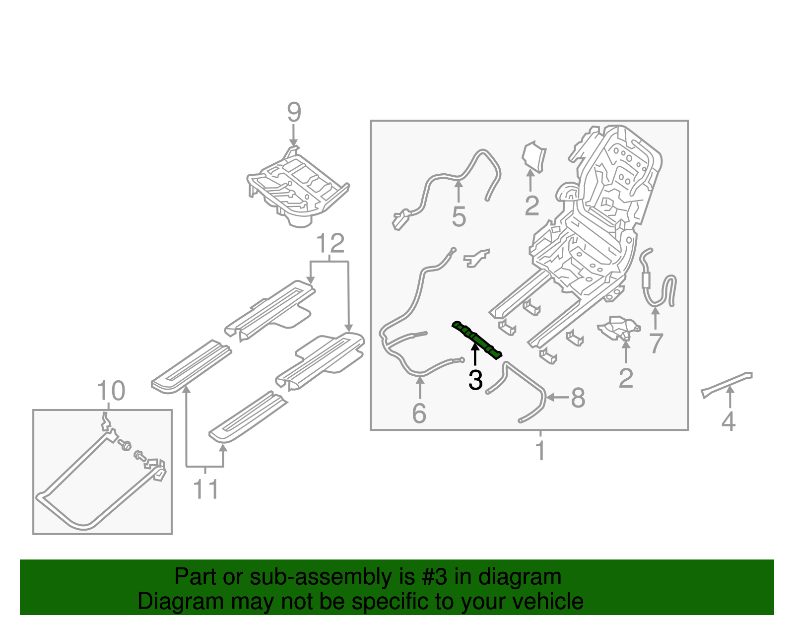 2013-2020 Nissan Pathfinder Frame Assembly Brace 88006-3JA0A | Melloy ...