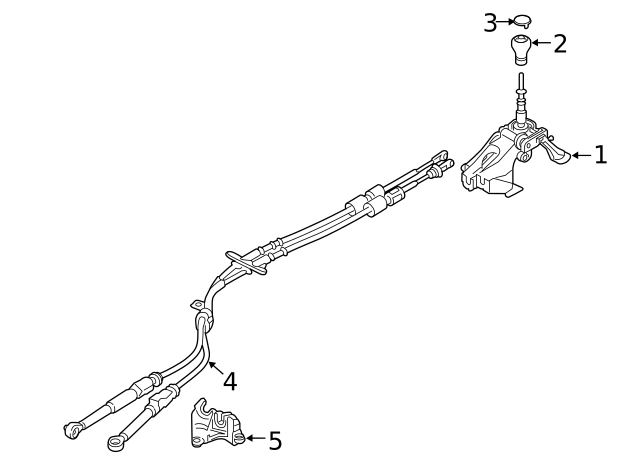 2019 Mazda 3 Gear Shift Assembly BCKN-46-100A | TascaParts.com
