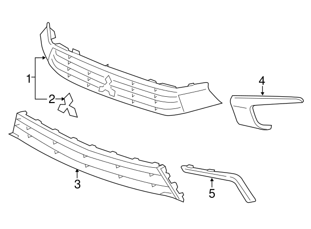 6407A172 - Side Molding 2016-2019 Mitsubishi Outlander Sport ...