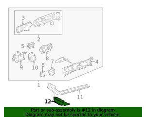 2018-2021 Toyota Camry Tow Hook 51093-06010 | Toyota Parts Center