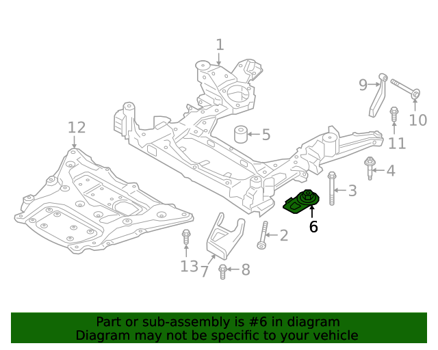 Genuine BMW 07-14-6-885-653 | Ft Lower Control Arm Nut Plate | FREE ...