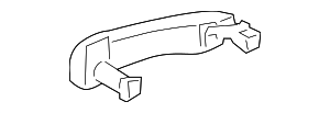 2016-2023 Chevrolet Primed Side Exterior Door Handle 13506795 ...