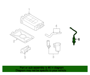 Genuine Oxygen Sensor for 2006-2009 Hyundai Sonata | Part# 39210-25300 ...