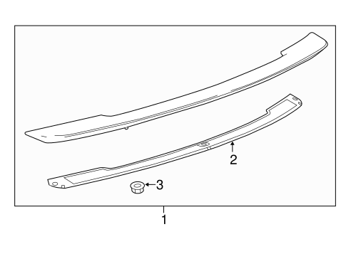 Spoiler for 2019 Chevrolet Impala | OEM GM Parts