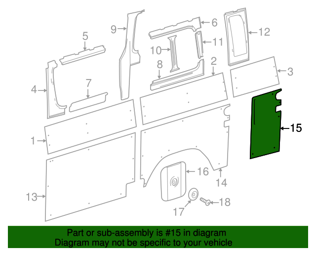 906-692-08-06 - Extension Panel 2017-2018 Mercedes-Benz | Mercedes-Benz ...
