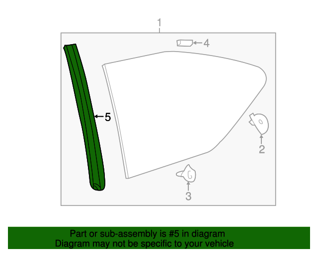 2011-2016 Scion tC Molding 75641-21010 | OEM Parts Quick