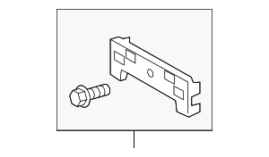 2017-2019 Toyota Highlander License Bracket 52114-0E130 | Toyota Parts