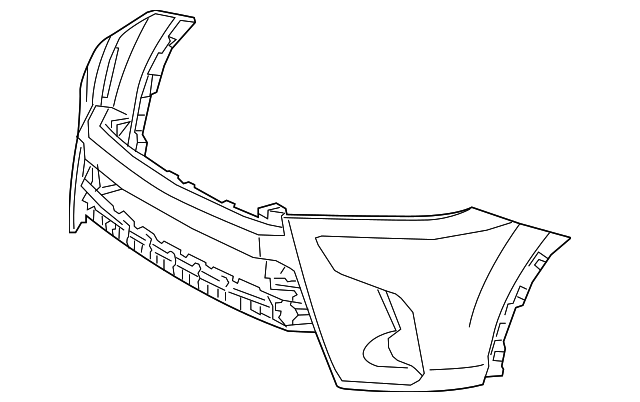 2017-2019 Toyota Highlander Cover Front Bumper L P 52119-0E937 | Toyota ...