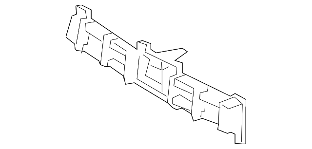 2017-2019 Toyota Highlander Bumper Cover Support Rail 52521-0E020 ...