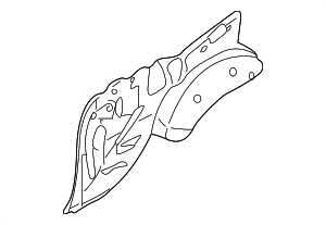 41218242355 - 2000-2005 BMW Outer Wheelhouse (41-21-8-242-355) | Parts ...