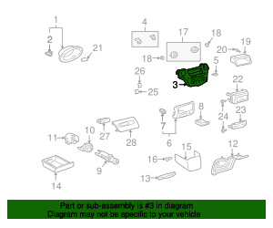 55412-52011-B1 - Center Bezel - 2000-2002 Toyota Echo | OEM Genuine ...