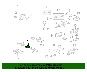 85533-0E010 - Indicator - 2000-2010 Toyota | Nucar Toyota of North ...