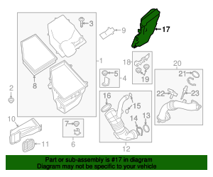 13718607950 - 2016-2022 BMW Engine Air Intake Resonator (13-71-8-607 ...