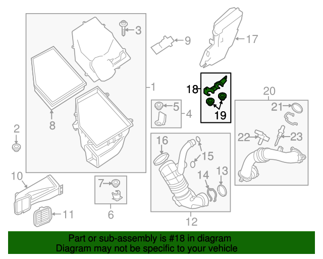 Genuine BMW 13-71-8-607-951 | Resonator Bracket | FREE Shipping on Most ...