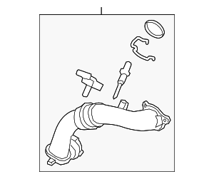 Genuine BMW 13-71-8-601-684 | Air Tube | FREE Shipping on Most Orders ...