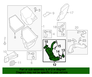 13-71-7-643-302 - Intake Tube - 2016-2025 BMW | BMW Parts Exchange