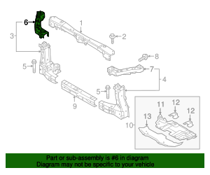 2011-2017 Infiniti Upper Extension 62512-1LA0A | OEM Parts Online