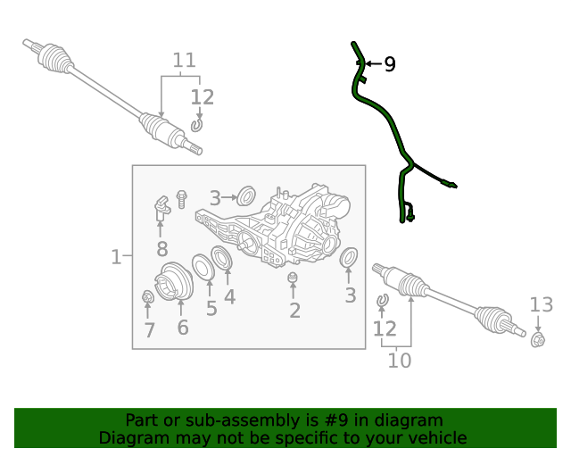 2020-2021 Ford Escape Vent Hose K2GZ-4022-C | TascaParts.com