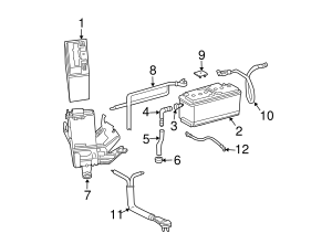 Mercedes-Benz OEM Battery Temp Sensor Part# 000-905-28-02 | OEM Vehicle ...