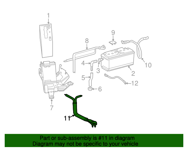 Mercedes-Benz OEM Battery Temp Sensor Part# 000-905-28-02 | OEM Vehicle ...