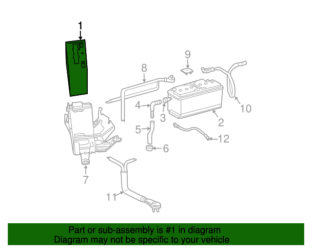 001-982-82-08 - Vehicle Battery 2001-2021 Mercedes-Benz | Mercedes-Benz ...