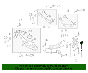 55217-F2AA0 - Knuckle Bushing 2020-2022 Kia | Kia.Parts Store