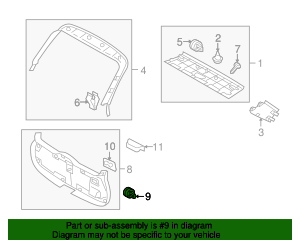 2011-2017 Volvo Wiper Blade 30747762 | OEM Parts Online
