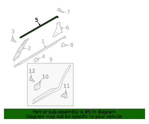 83850-P2000 - Frame Molding 2021 Kia Sorento | Kia.Parts Store